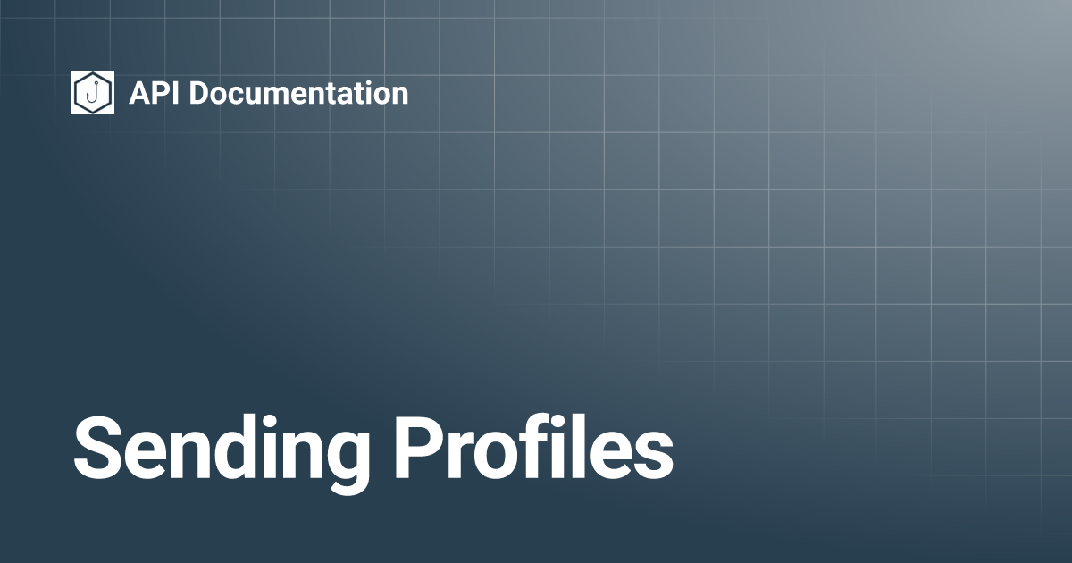 Sending Profiles Api Documentation